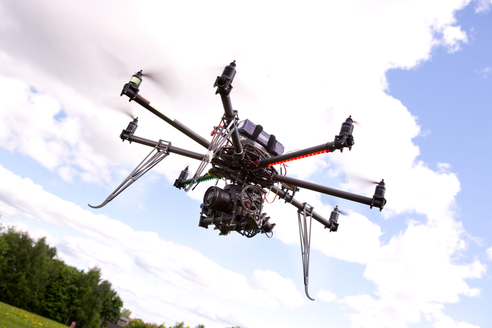 Terrifying riot drone is equipped to shoot paint balls, plastic bullets ...