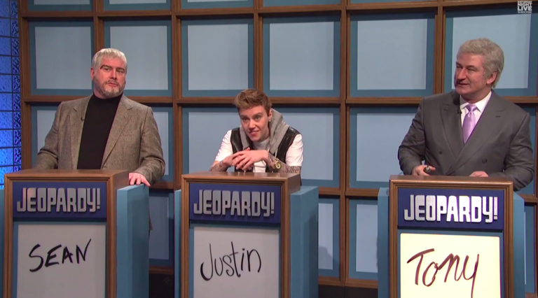 "Celebrity Jeopardy" made a spectacular mess of an "SNL" return with ...