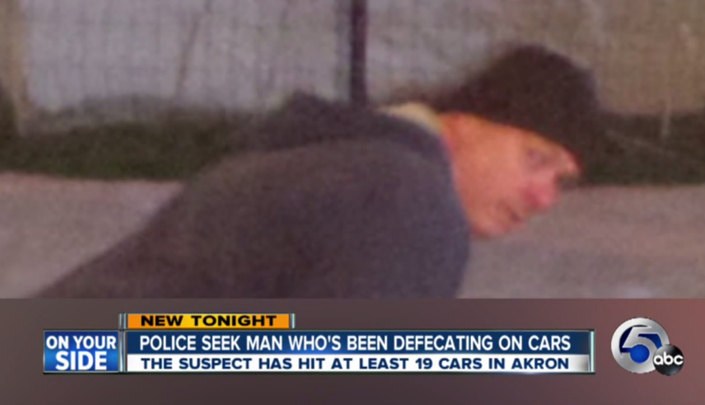 “The Bowel Movement Bandit" is creating a horrible mess for Ohio police ...