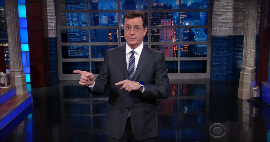WATCH: Stephen Colbert gives props to Democrats for their House sit-in ...