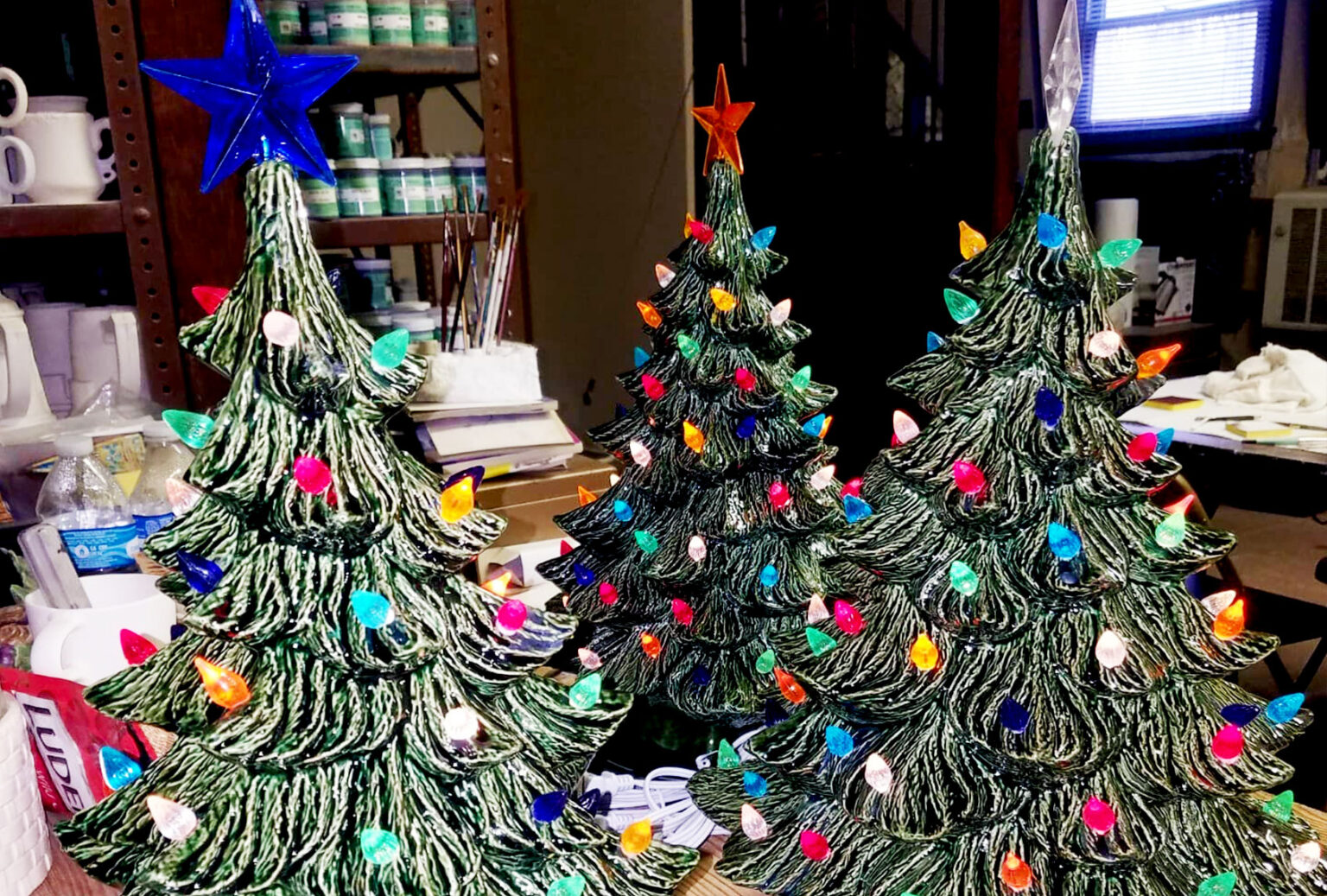 The ceramic Christmas tree is back! Why the retro holiday decoration is ...
