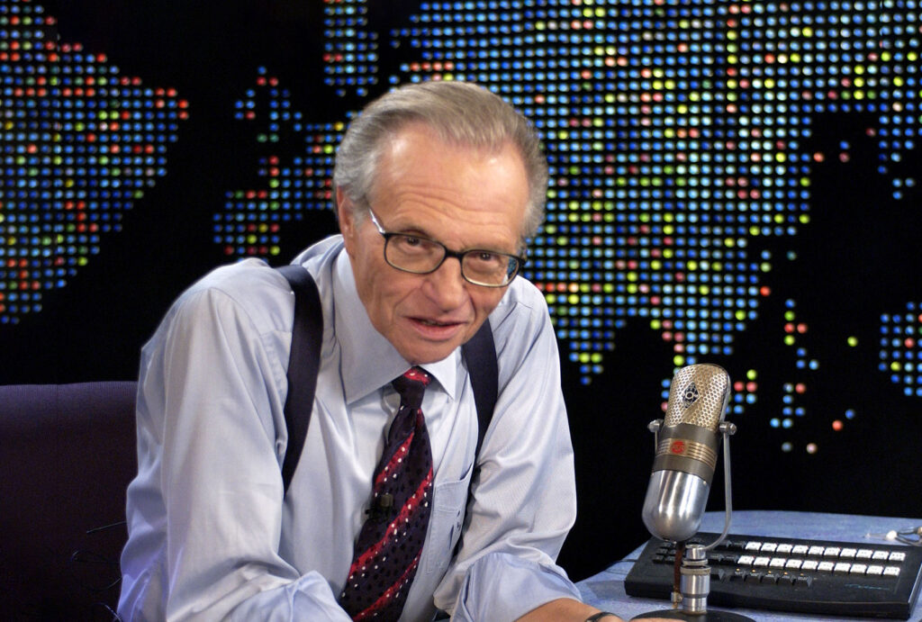 There's a little bit of Larry King in every decent interviewer, whether ...