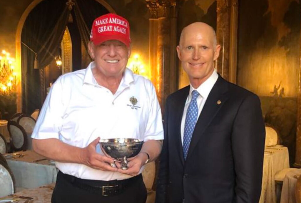 Rick Scott's one-man rally for Trump exposes GOP abandonment - Salon.com