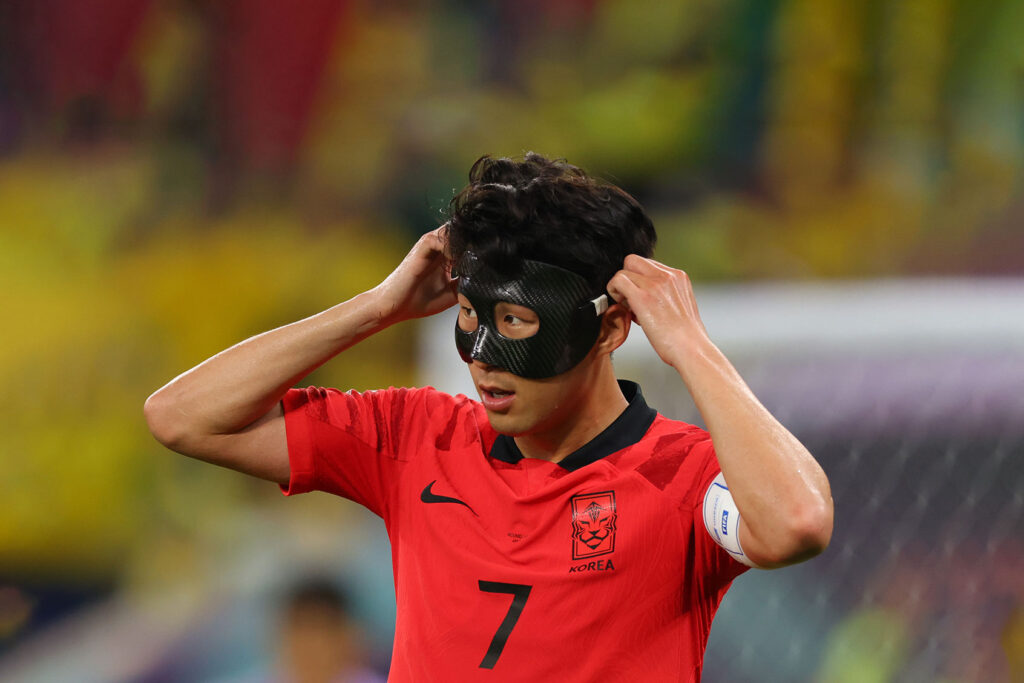 Why South Korea team captain Son Heung-min is wearing a mask at the ...