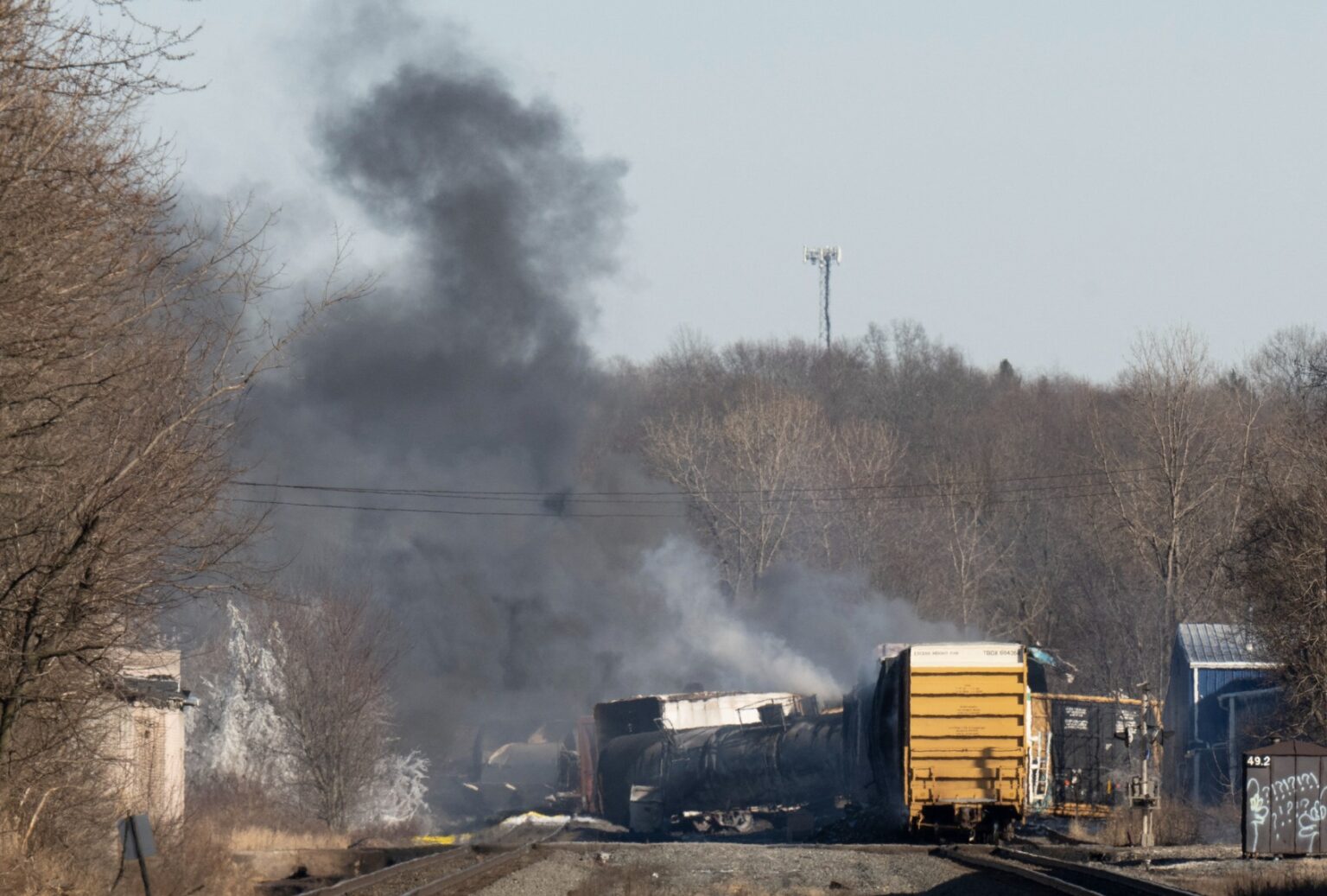 “Environmental disaster”: Ohio train disaster spews toxic chemicals ...