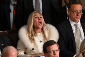 Heckler Marjorie Taylor Greene’s complaint about “yelling” during State ...