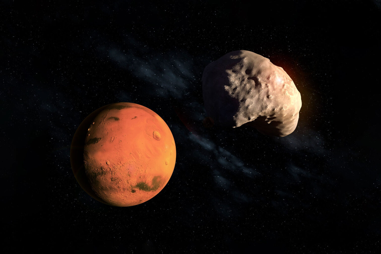 Everything we thought we knew about Mars' moon Deimos could be wrong ...