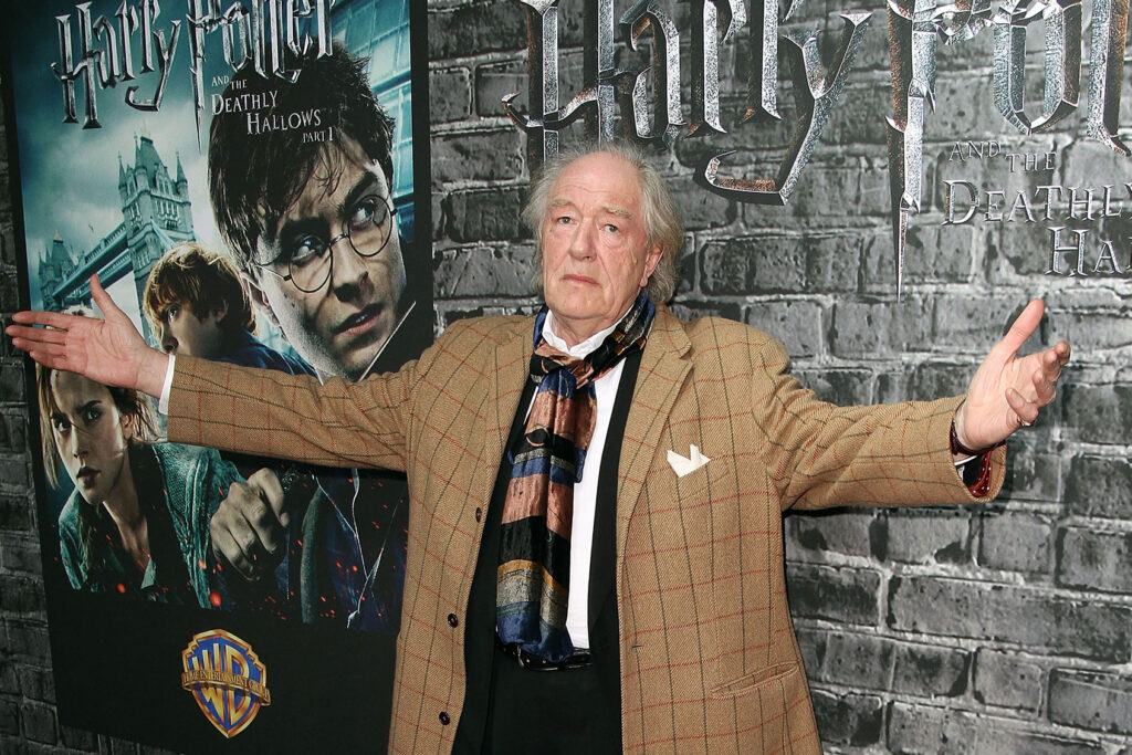 Acclaimed actor Michael Gambon known for playing Dumbledore in "Harry ...