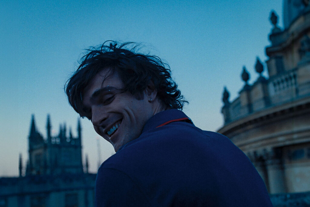 "Saltburn" director on bad behavior, Jacob Elordi's eyebrow piercing ...