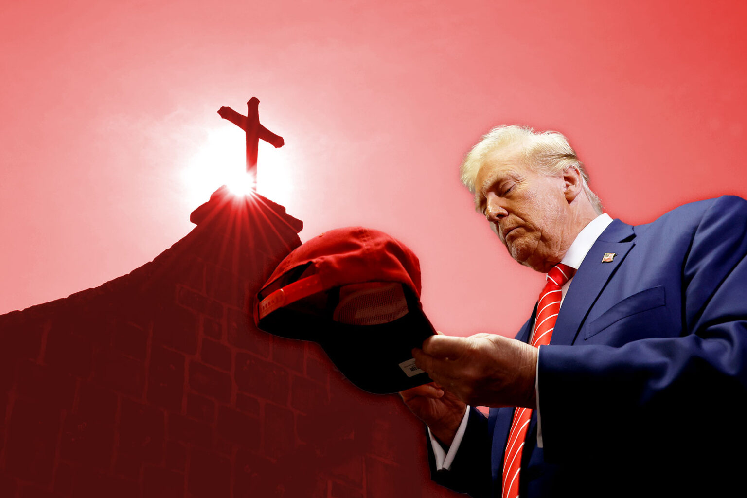 Donald Trump may not believe in God, but he still plans to turn America ...