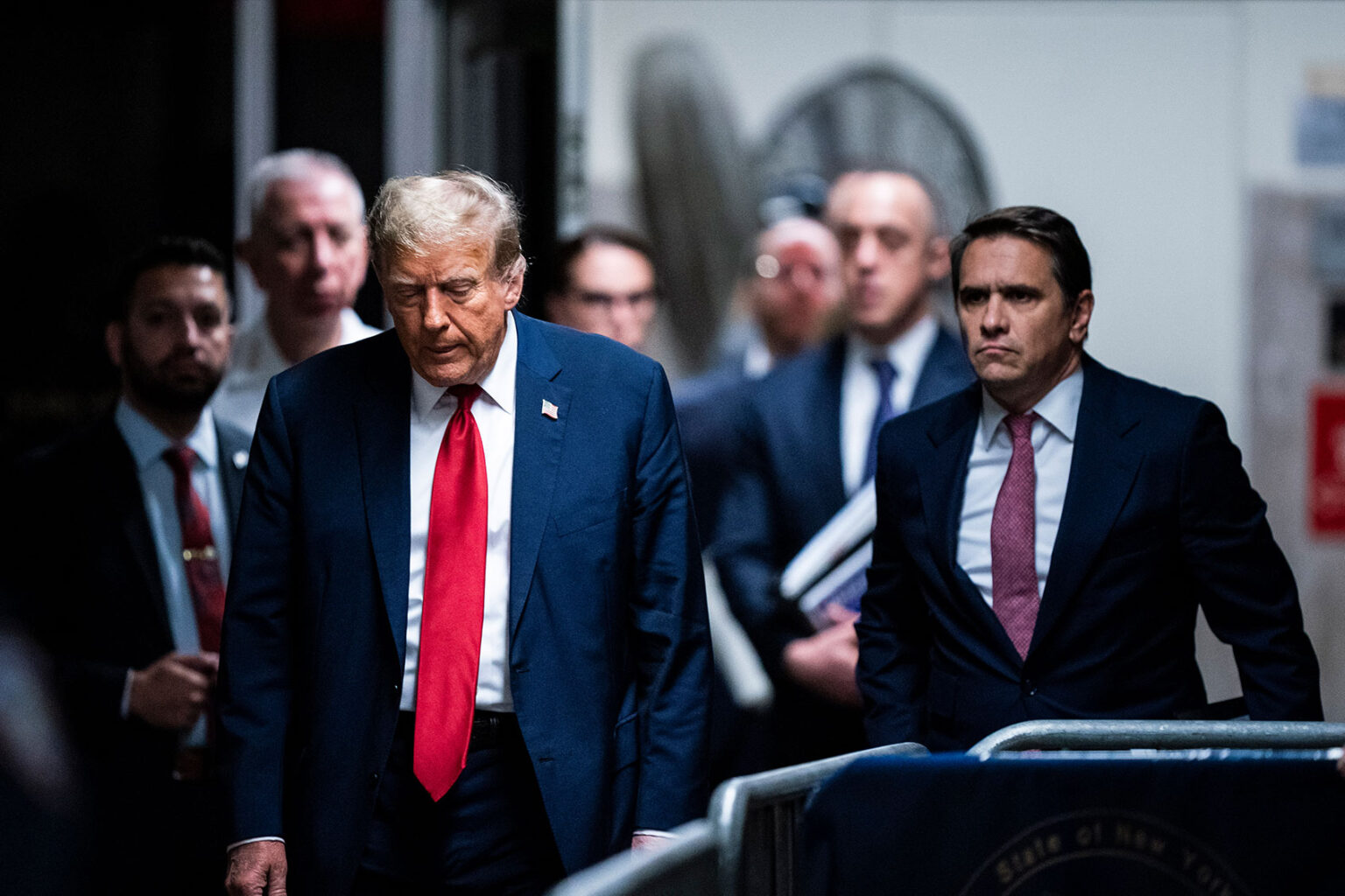 "His mouth kept going slack": Trump appeared to doze off during his ...