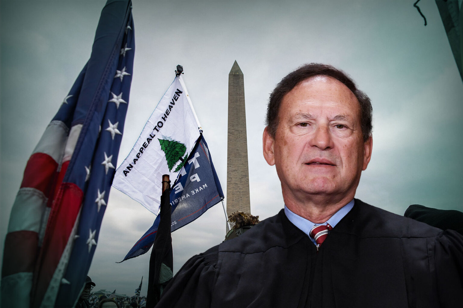 “A formula for civil war”: Second flag flown by Supreme Court Justice ...