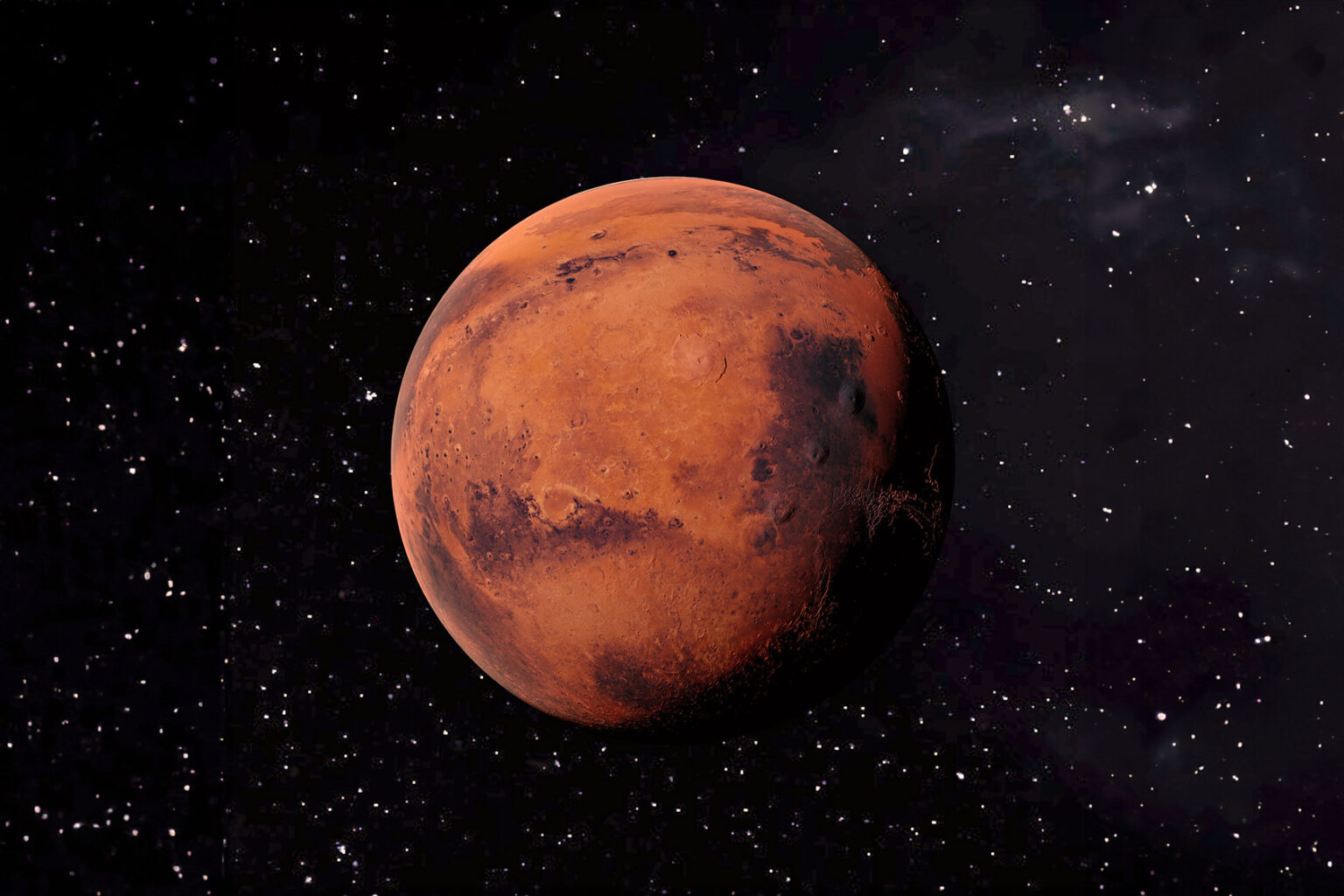 New study reveals the icy, cold climate of Mars' past, with ...