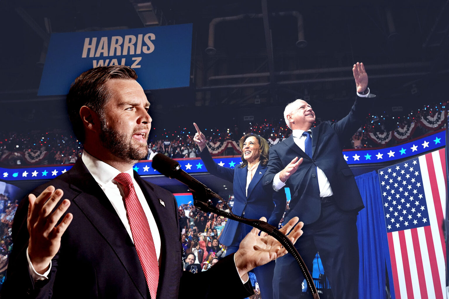 "Bringing back the joy": Kamala Harris' rally blows away JD Vance's ...