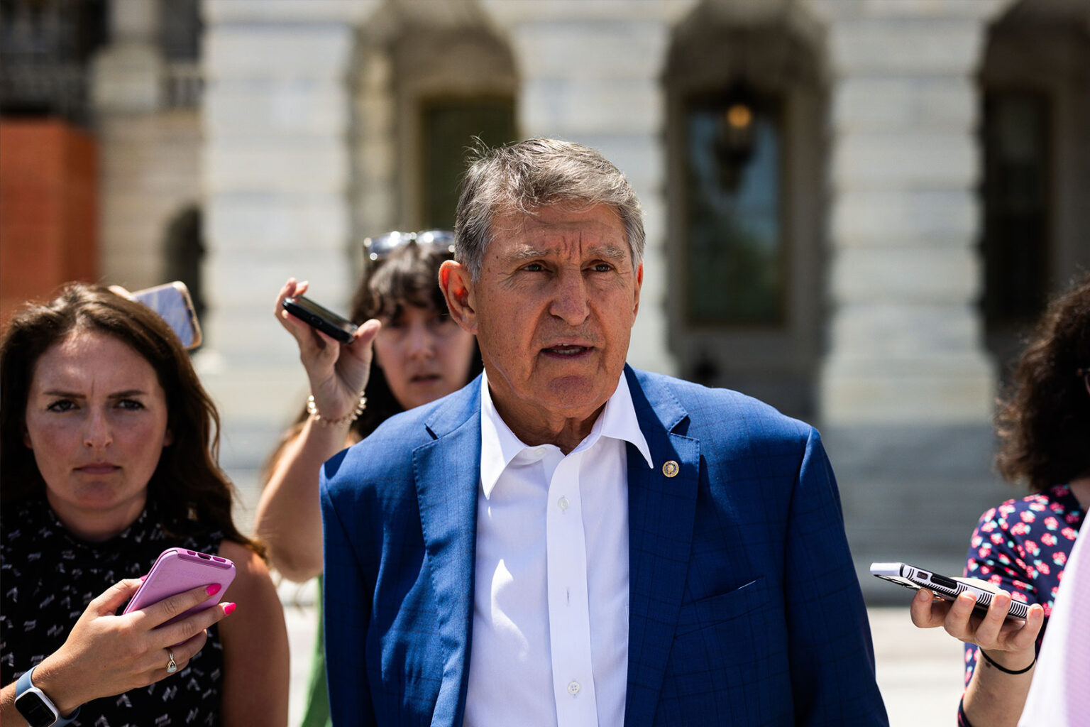 "Bring normality back": Joe Manchin and other moderates praise Harris ...