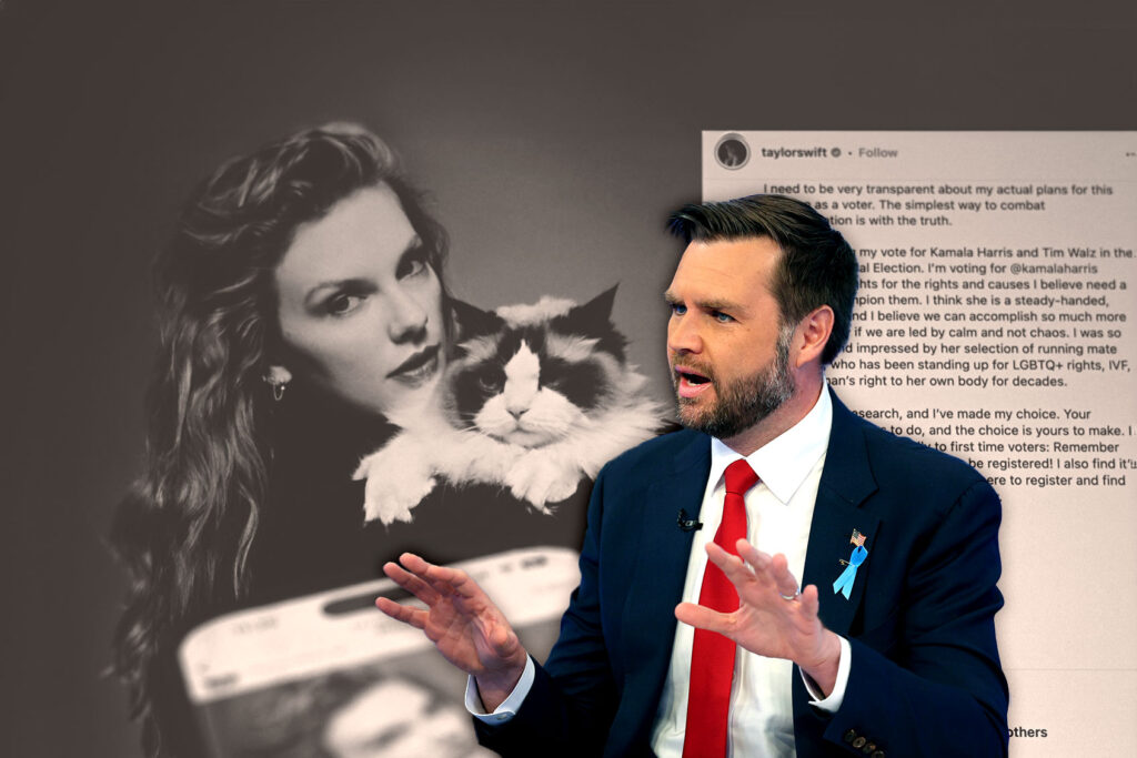 Taylor Swift's "Childless Cat Lady" endorsement of Kamala Harris ...