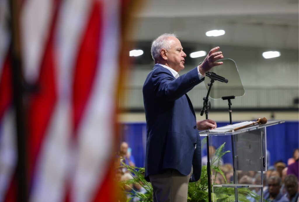 "The road to authoritarianism": Tim Walz says the time for "sternly ...