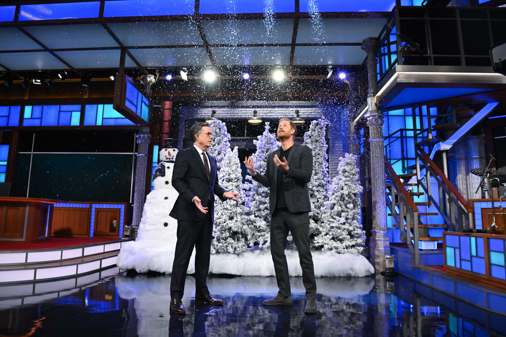 A "Gingerbread Prince" and a Trump joke walk into Colbert’s monologue ...